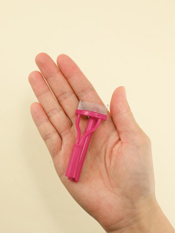 Stainless Steel Folding Eyelash Comb Eyebrow Brush Eyelash Separator ...