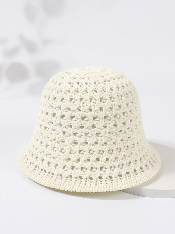 Hollow Out Bucket Hat | SHEIN USA