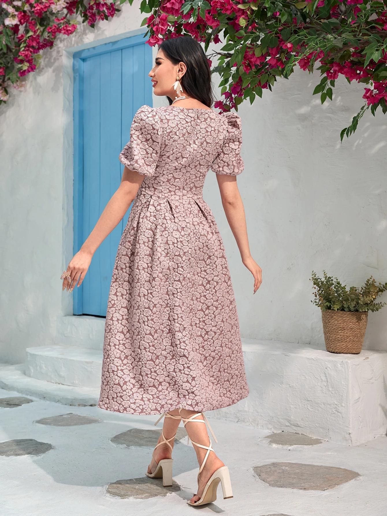 SHEIN Modely Plicated Enkel Elegant Klänning | SHEIN SE