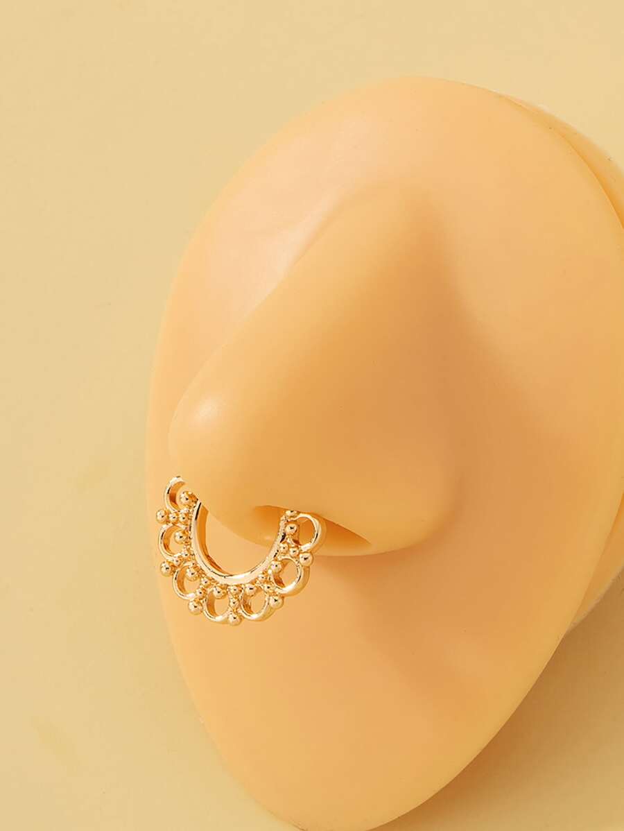 Hollow Out Decor Nose Cuff | SHEIN