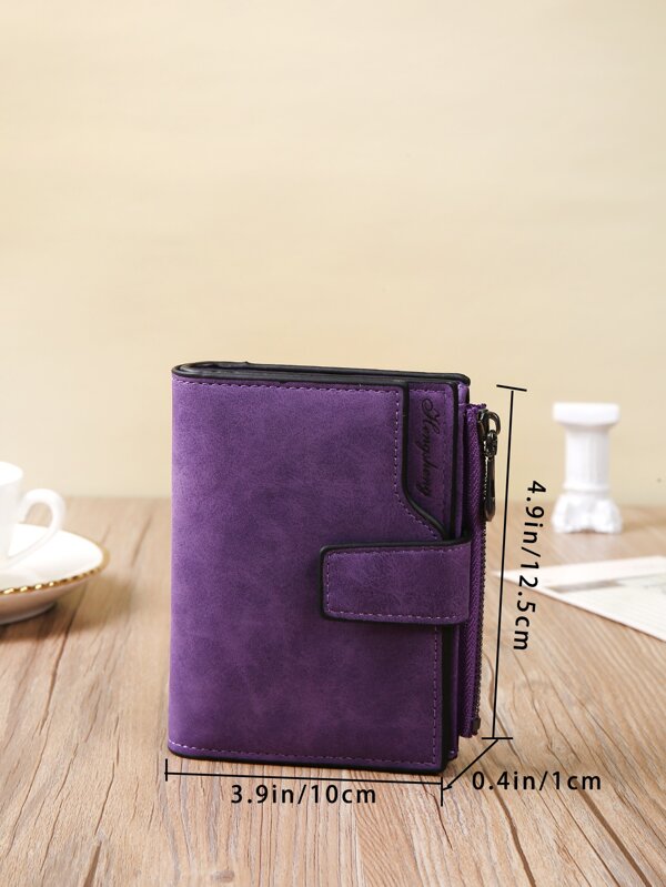 Minimalist Small Wallet Credit Card Small Purse ID Window Bifold Women ...