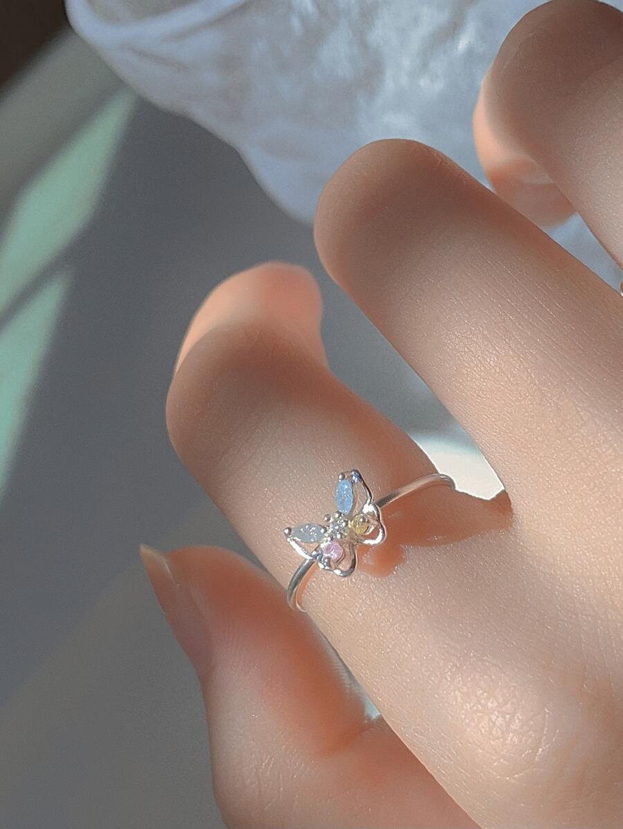 CVNANA Butterfly Decor Ring | SHEIN USA