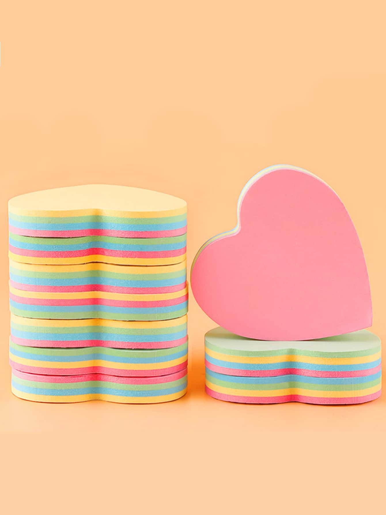 1pc Heart Shaped Sticky Note