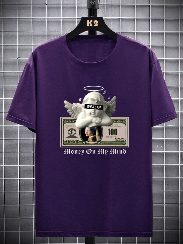 Manfinity EMRG Men Letter & Figure Graphic Tee | SHEIN USA