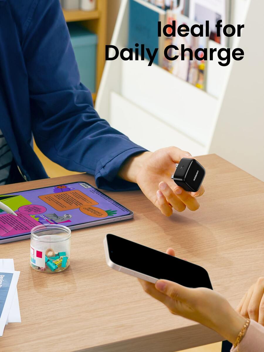 PD 20W Fast Charger Compatible With Apple 20W USB-C Power Adapter ...