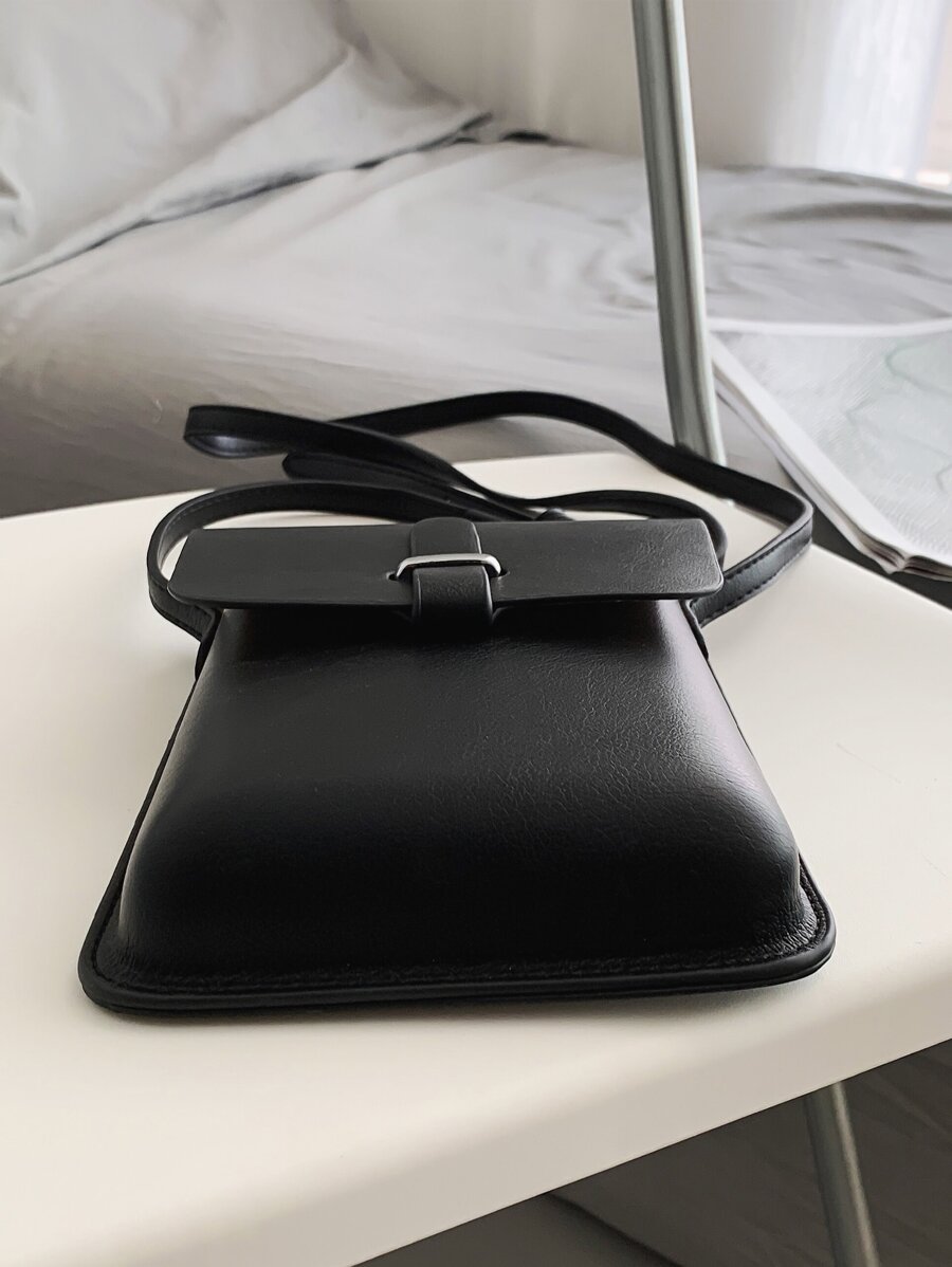 Mini Heren Minimalistische Flap Square Bag, Handtas Schooltas Sling Bag ...