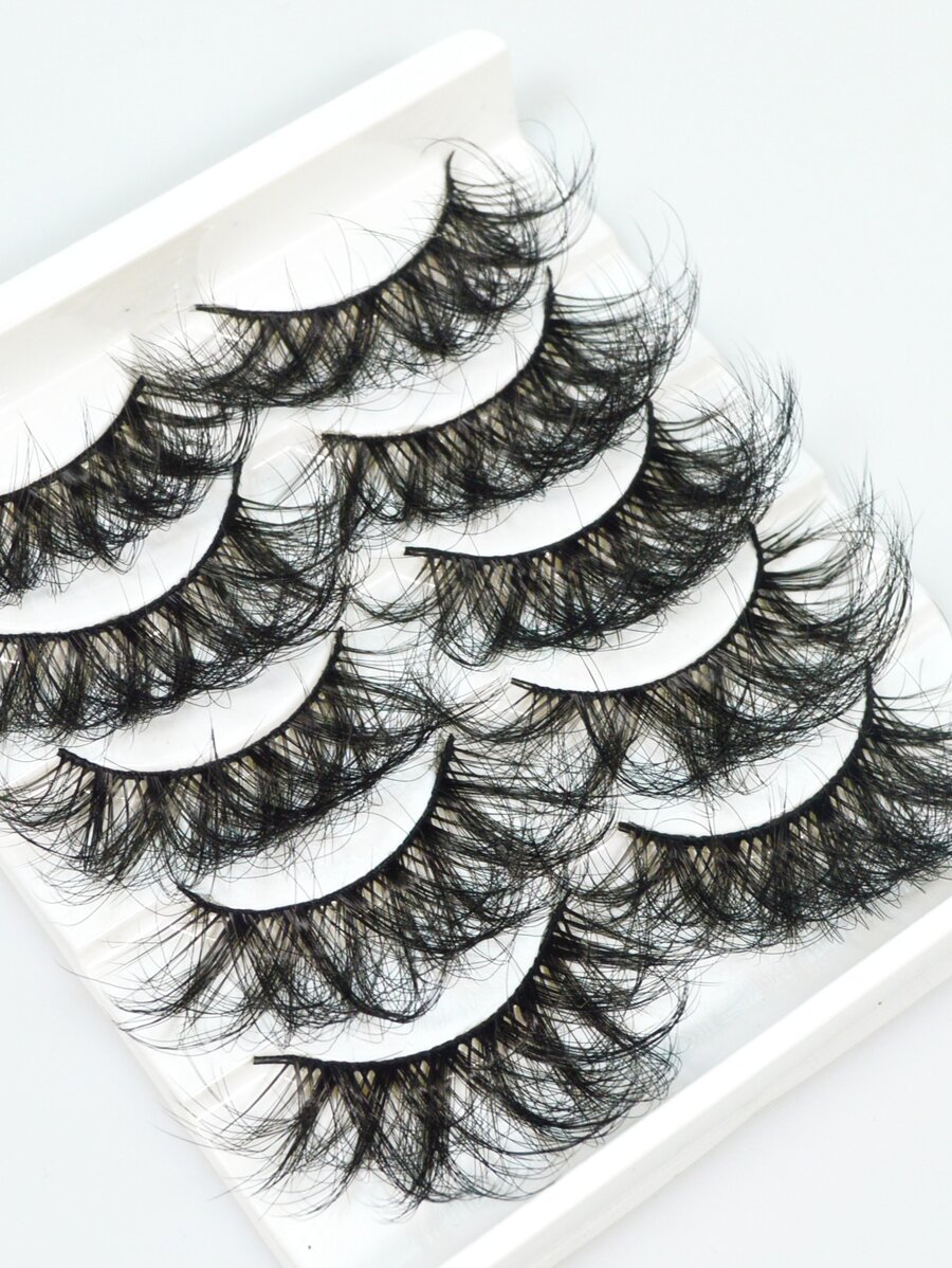 5pairs 8D 26mm Volumized False Eyelashes,For Women Mom Wife Sister Teen ...