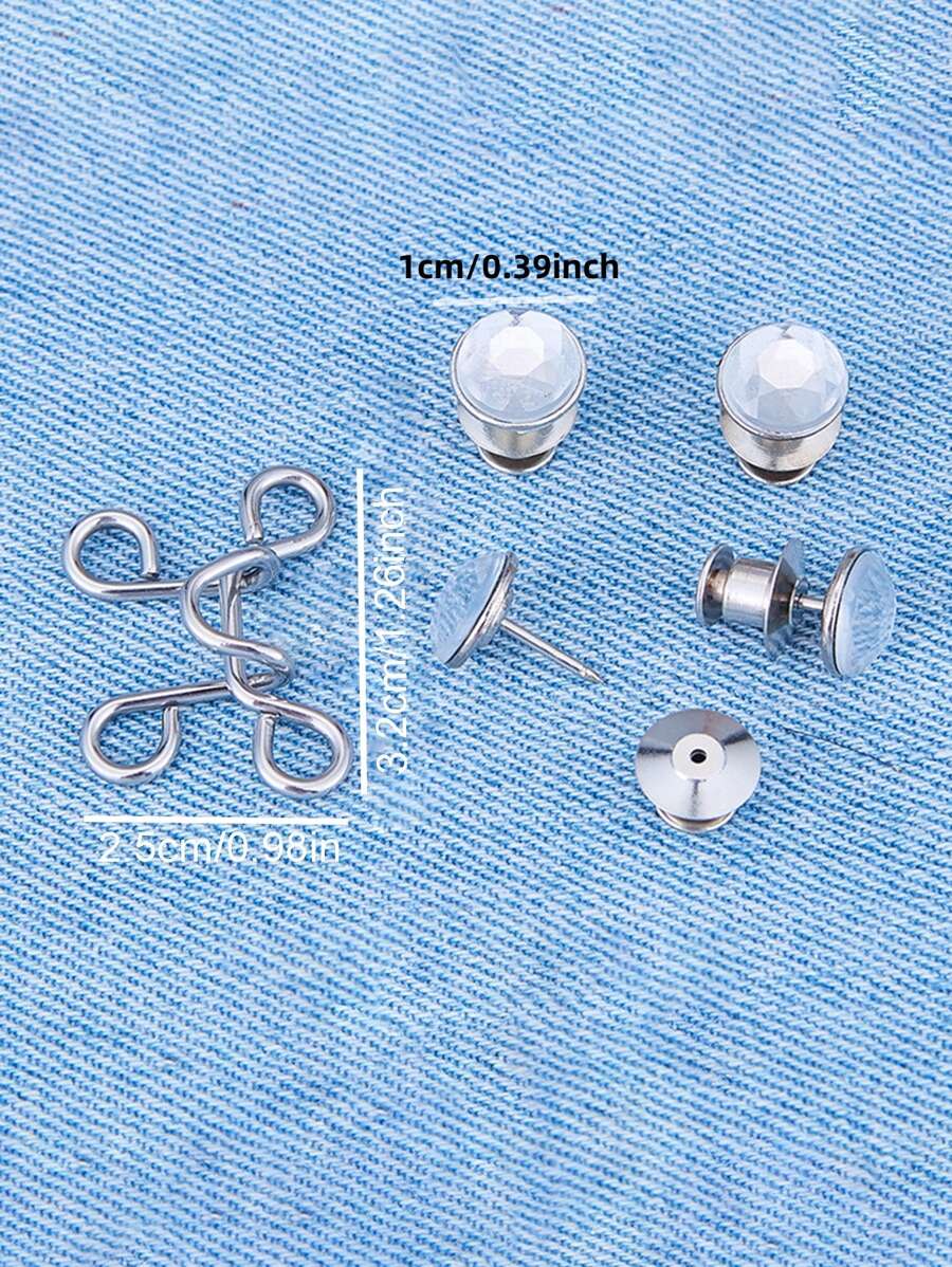 1pc Adjustable Waist Buckle Extender Set, Jeans Extender Waist Extender ...