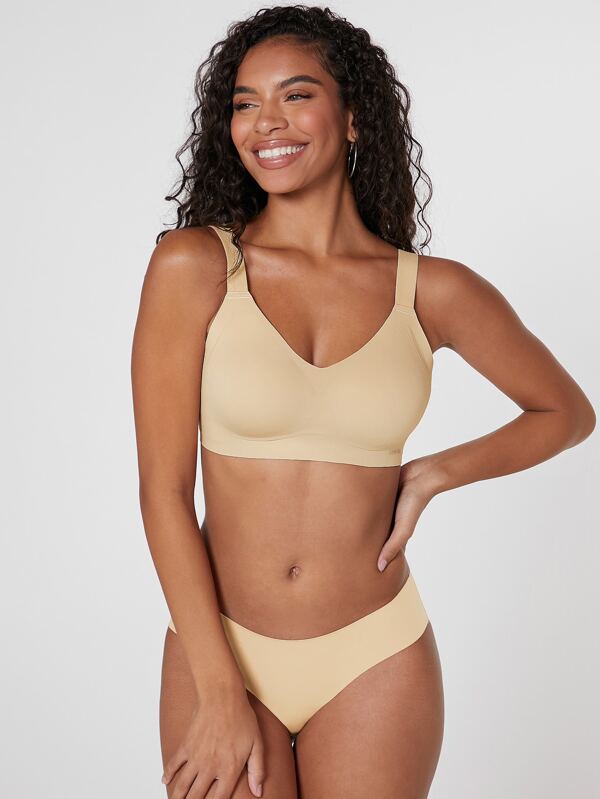 Luvlette Wireless Lounge Bra Shein Uk
