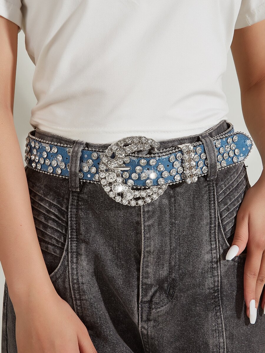 Rhinestone Decor Belt | SHEIN USA