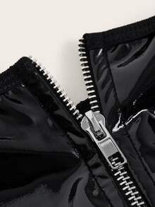 SHEIN ICON Rave Cut Out PU Cami Top | SHEIN USA