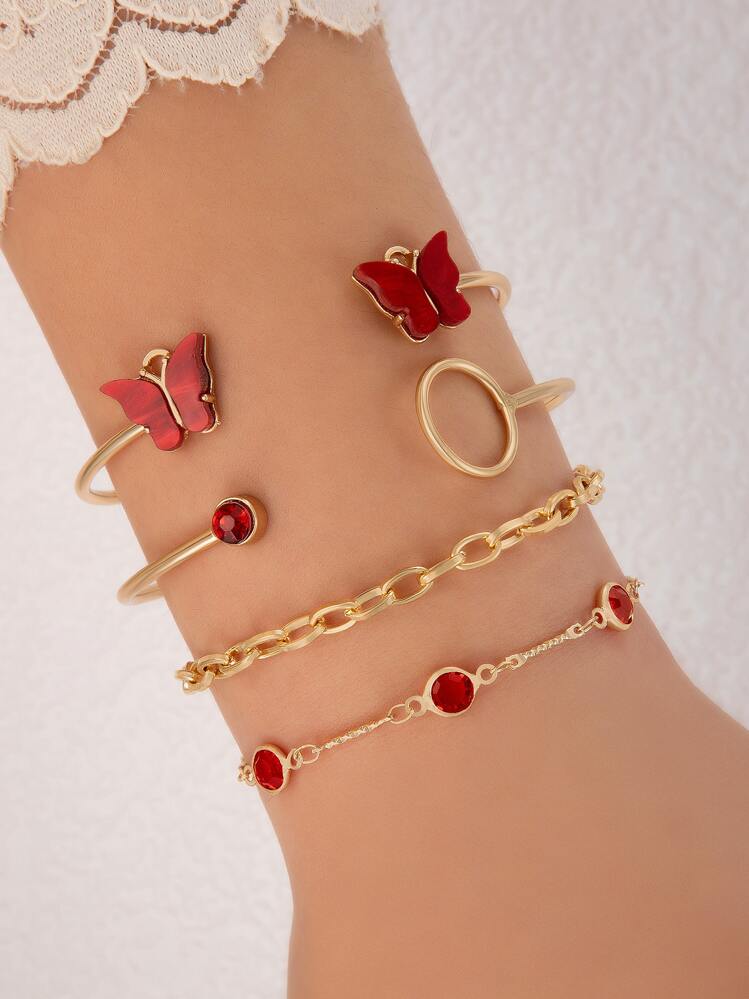 Shein butterfly bracelet store