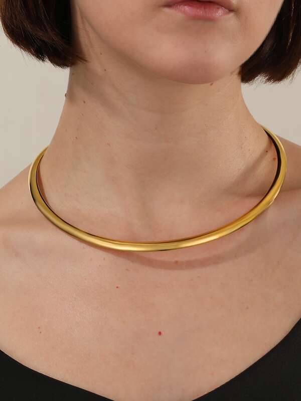 Minimalist Solid Choker | SHEIN USA