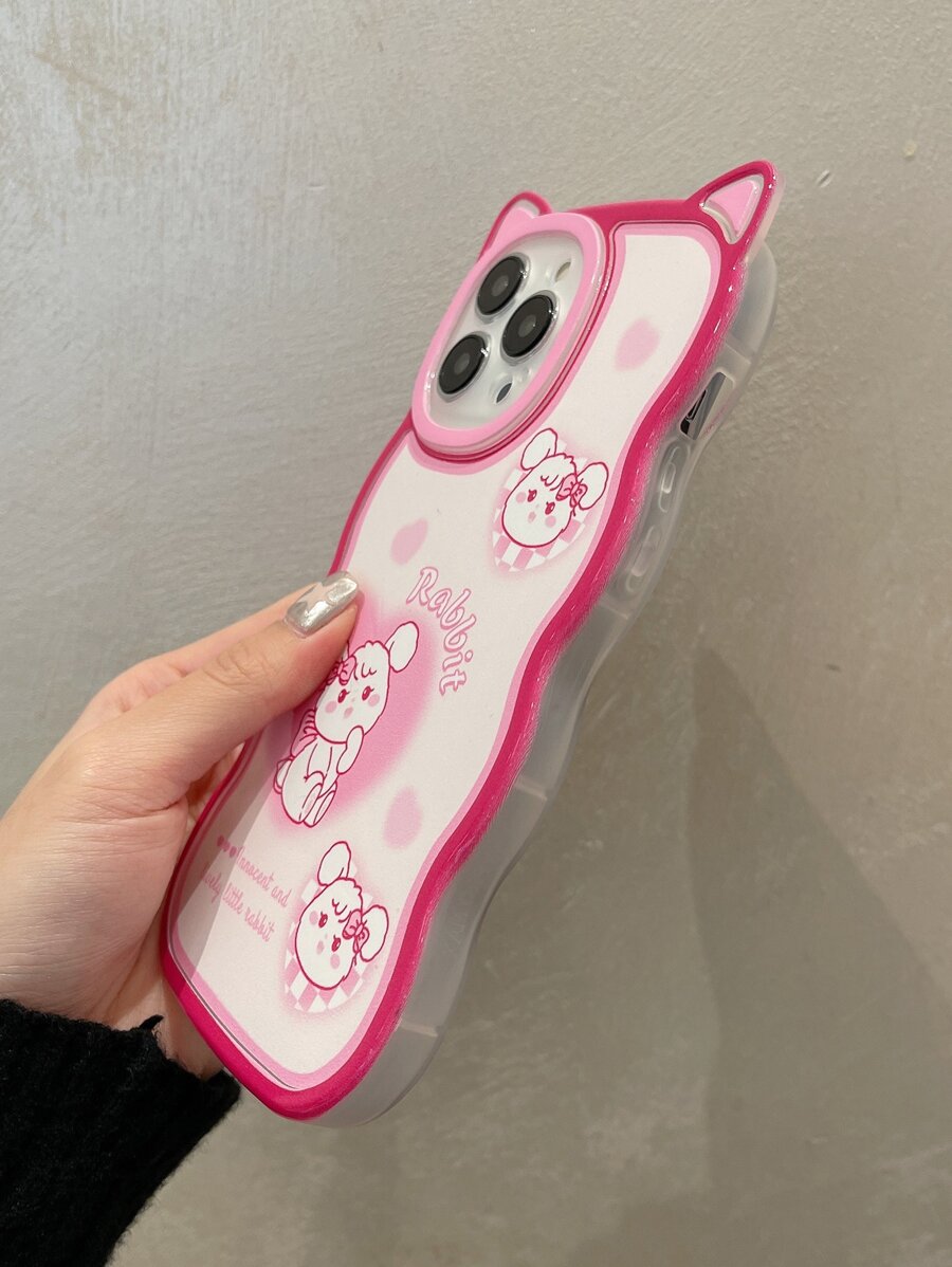 1pc Transparent Tpu Phone Case With Fashionable Painting Pattern, Anti ...