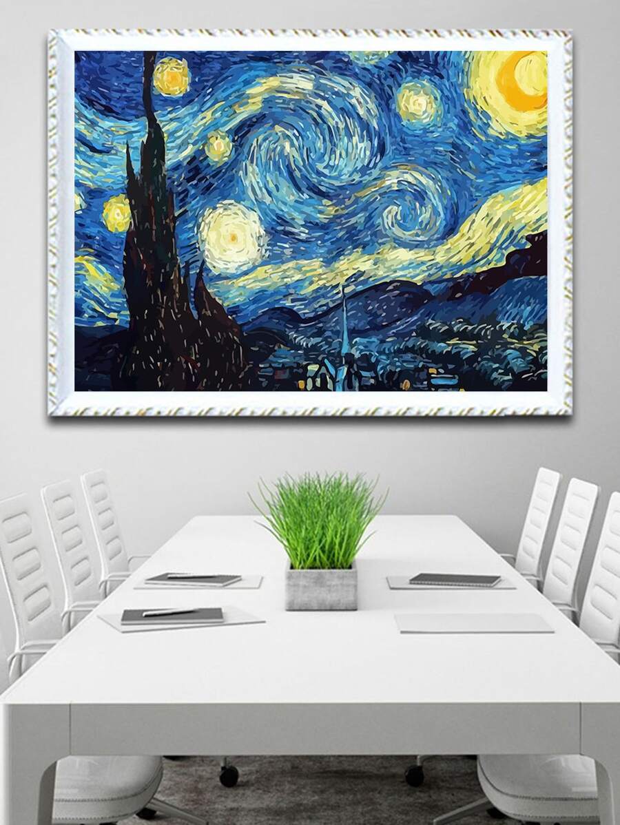 1set PMMA DIY Diamond Painting Without Frame, Creative Oil Painting ...