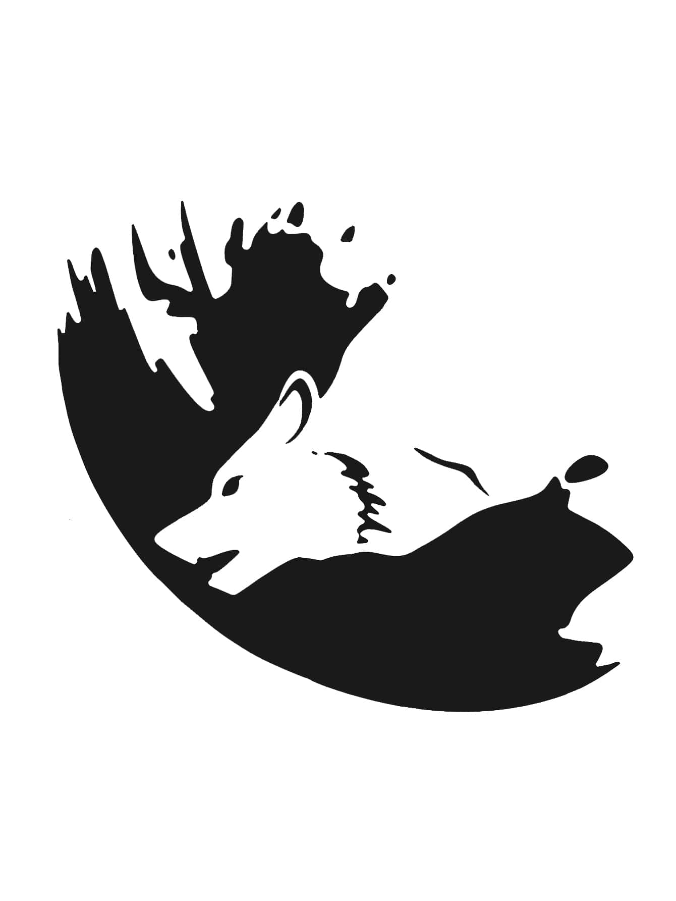 Black Wolf Car Sticker | SHEIN USA