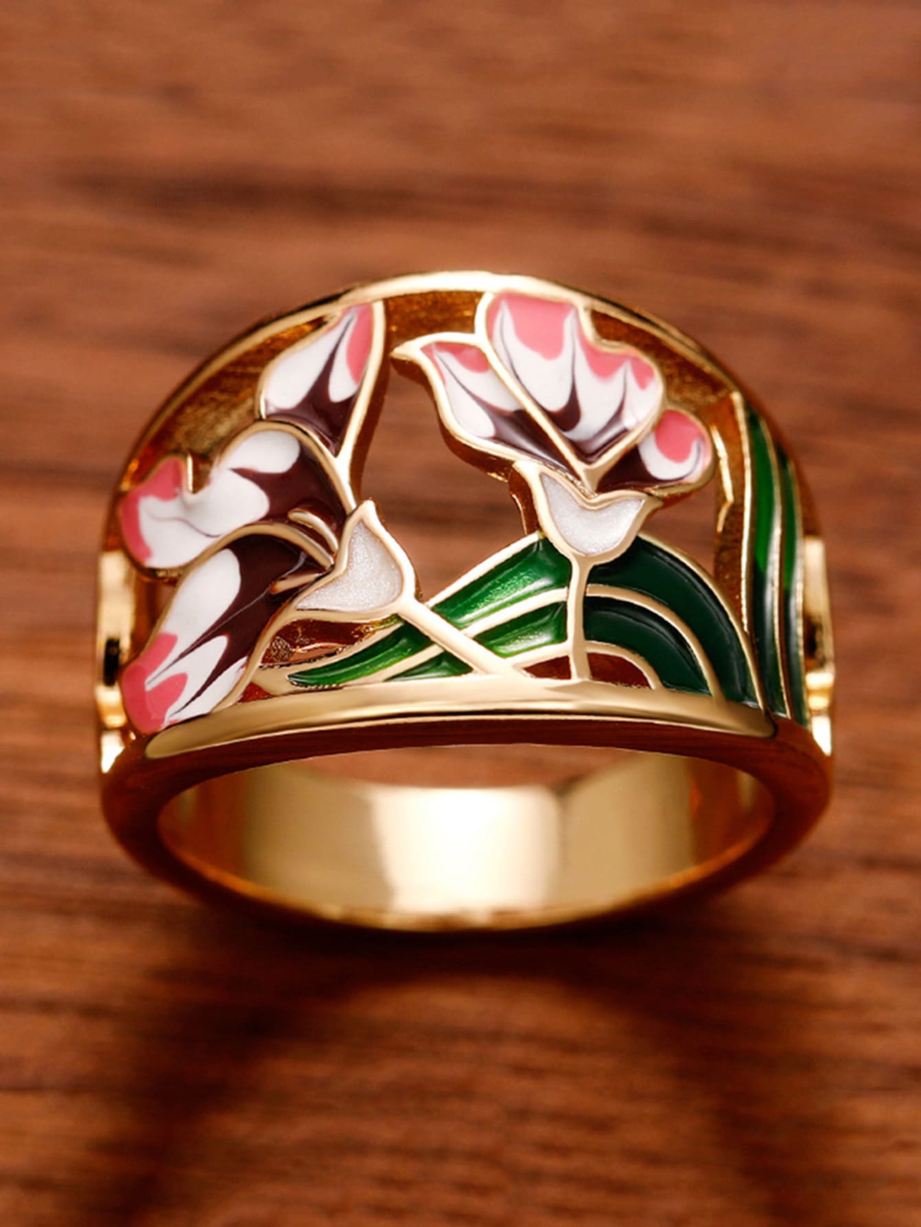 Flower Detail Ring | SHEIN USA