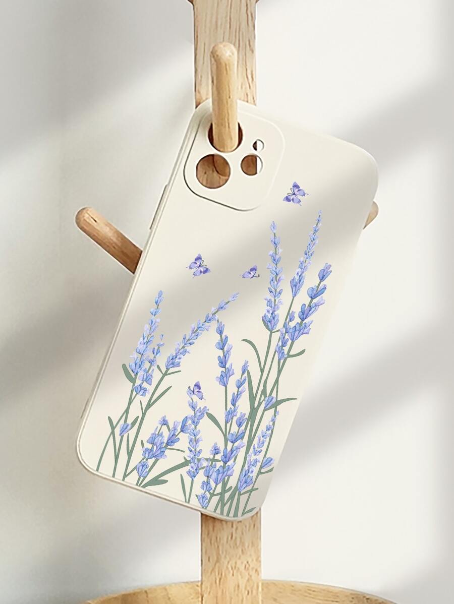 Lavender Pattern Phone Case | SHEIN USA