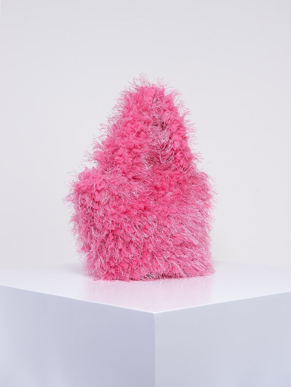 Neon Pink Fluffy Satchel Bag pink | SHEIN USA