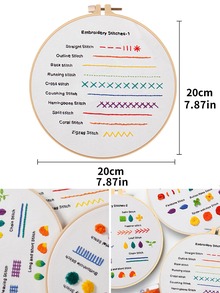 3set Random Hand Embroidery Material Kit | SHEIN USA