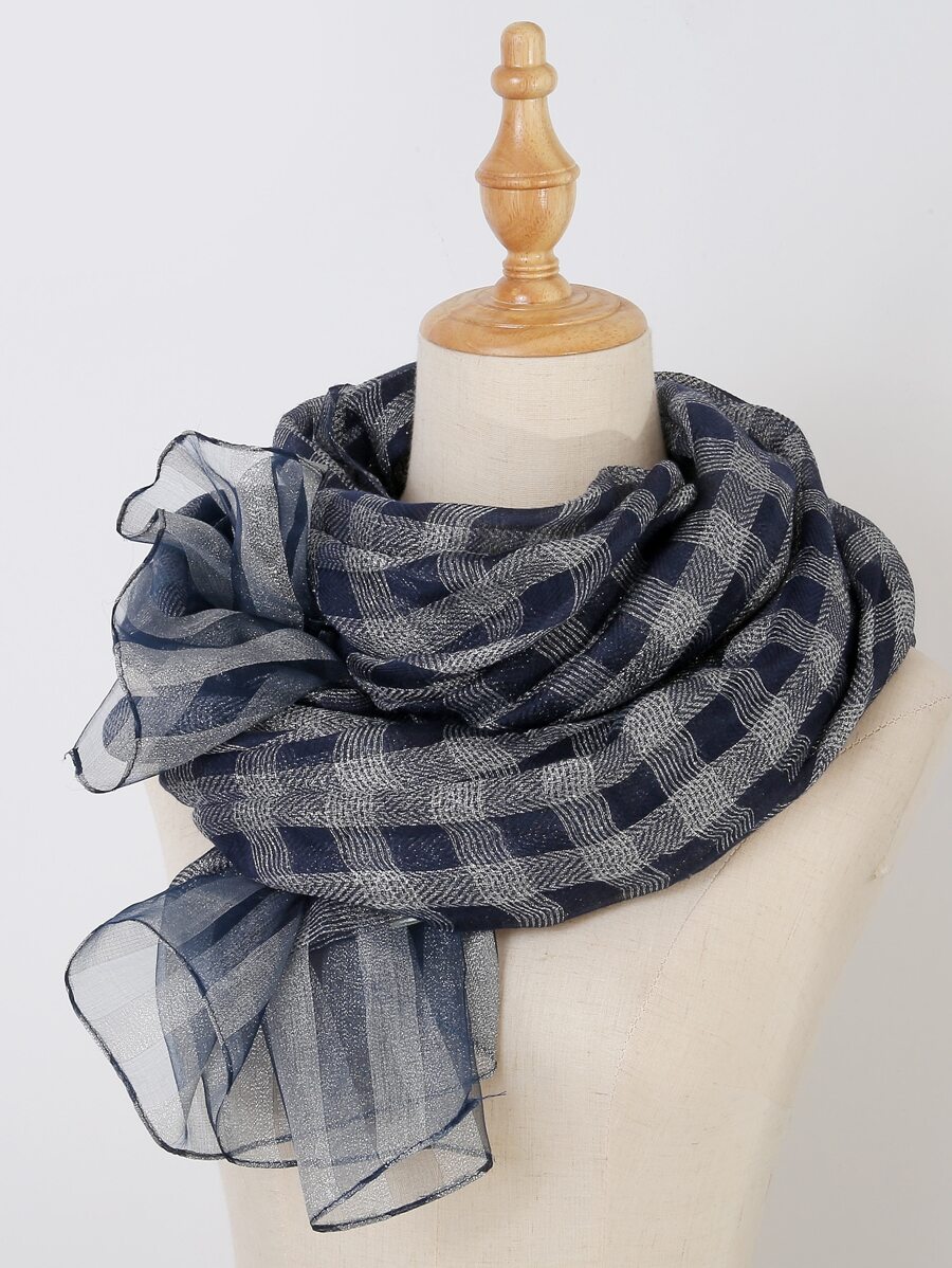 Plaid Pattern Scarf | SHEIN USA