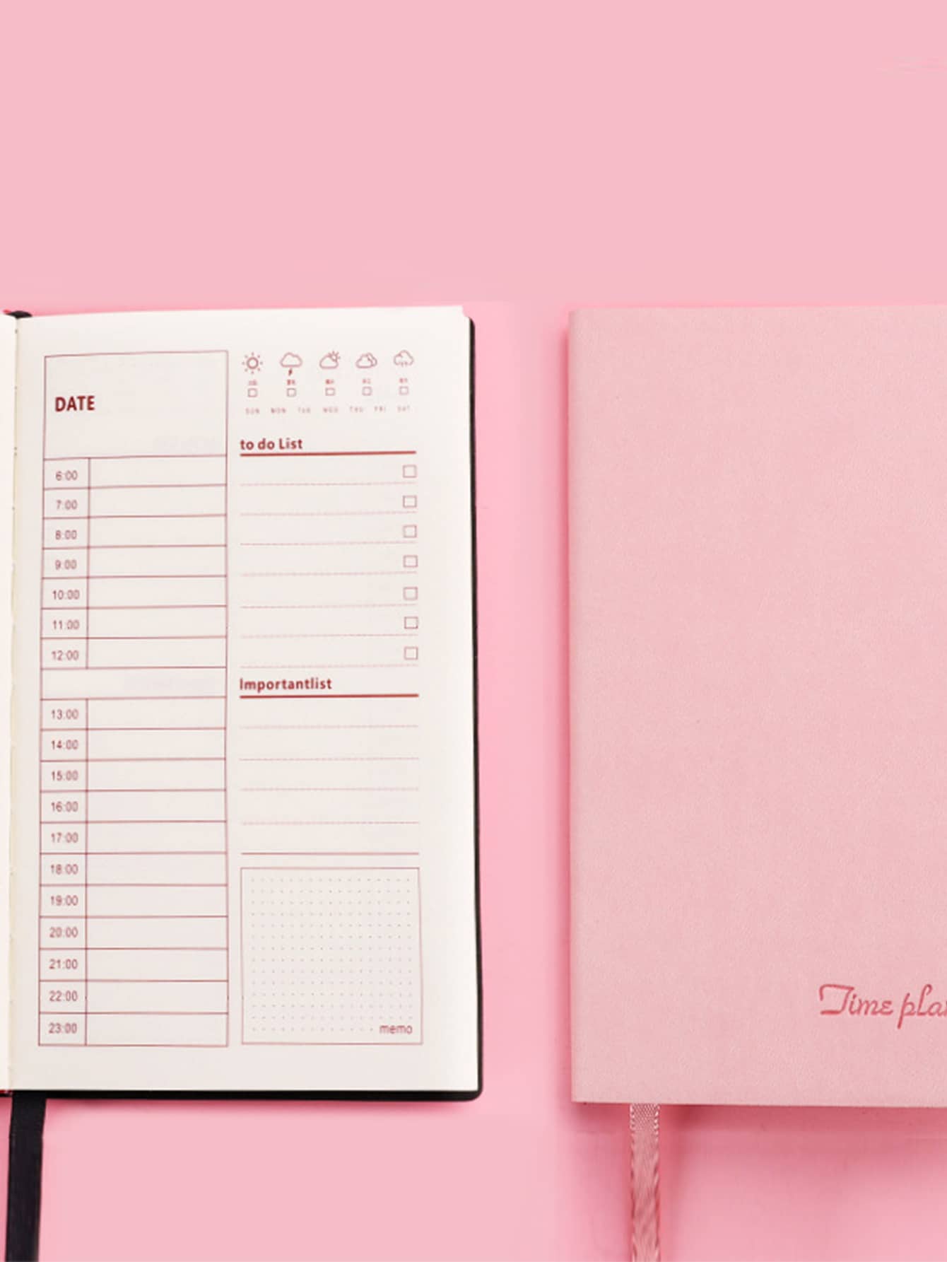1pc Random Schedule Notebook | SHEIN USA