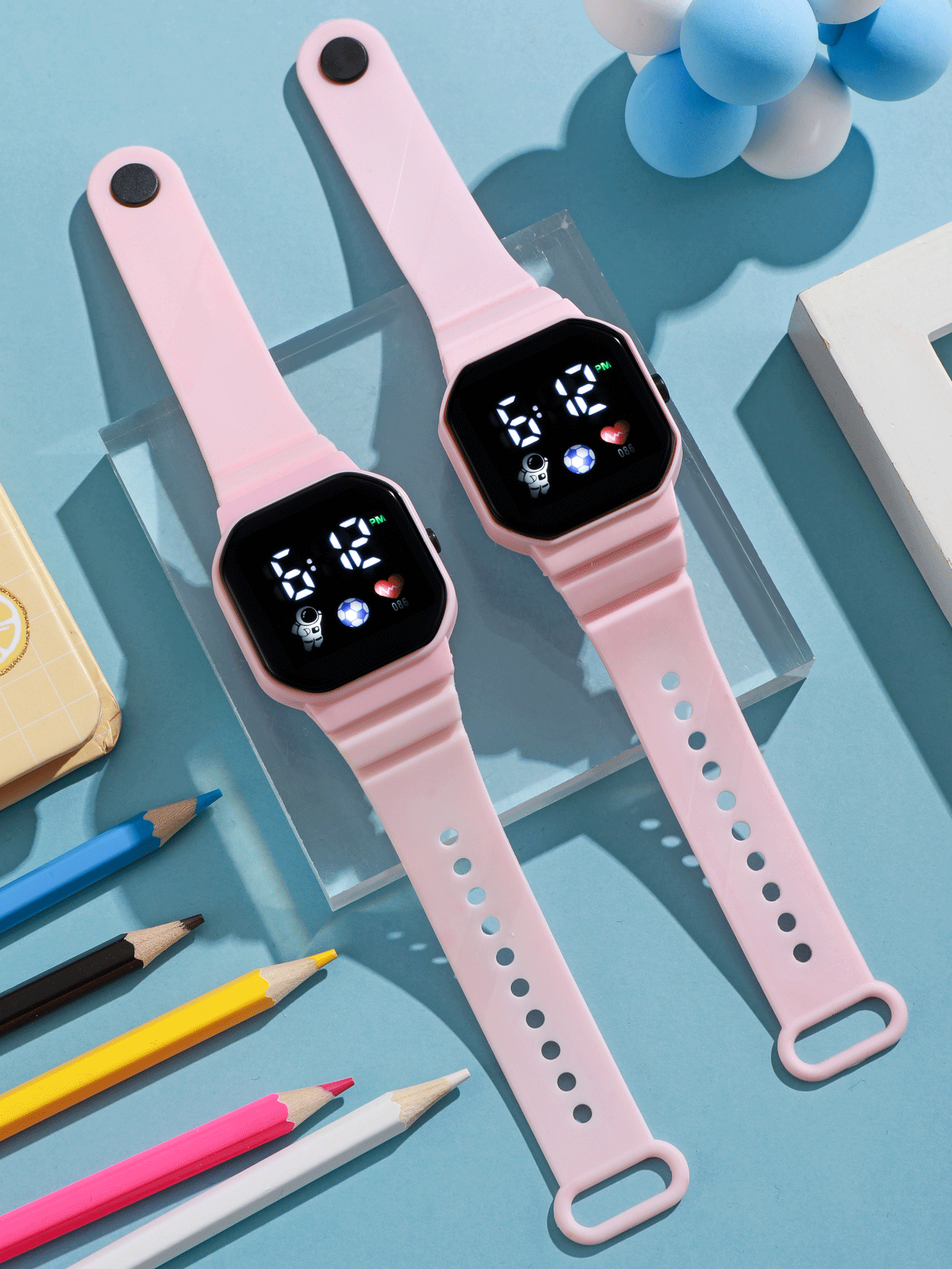 Niños 2 piezas Reloj electrónico minimalista | Moda de Mujer | SHEIN México