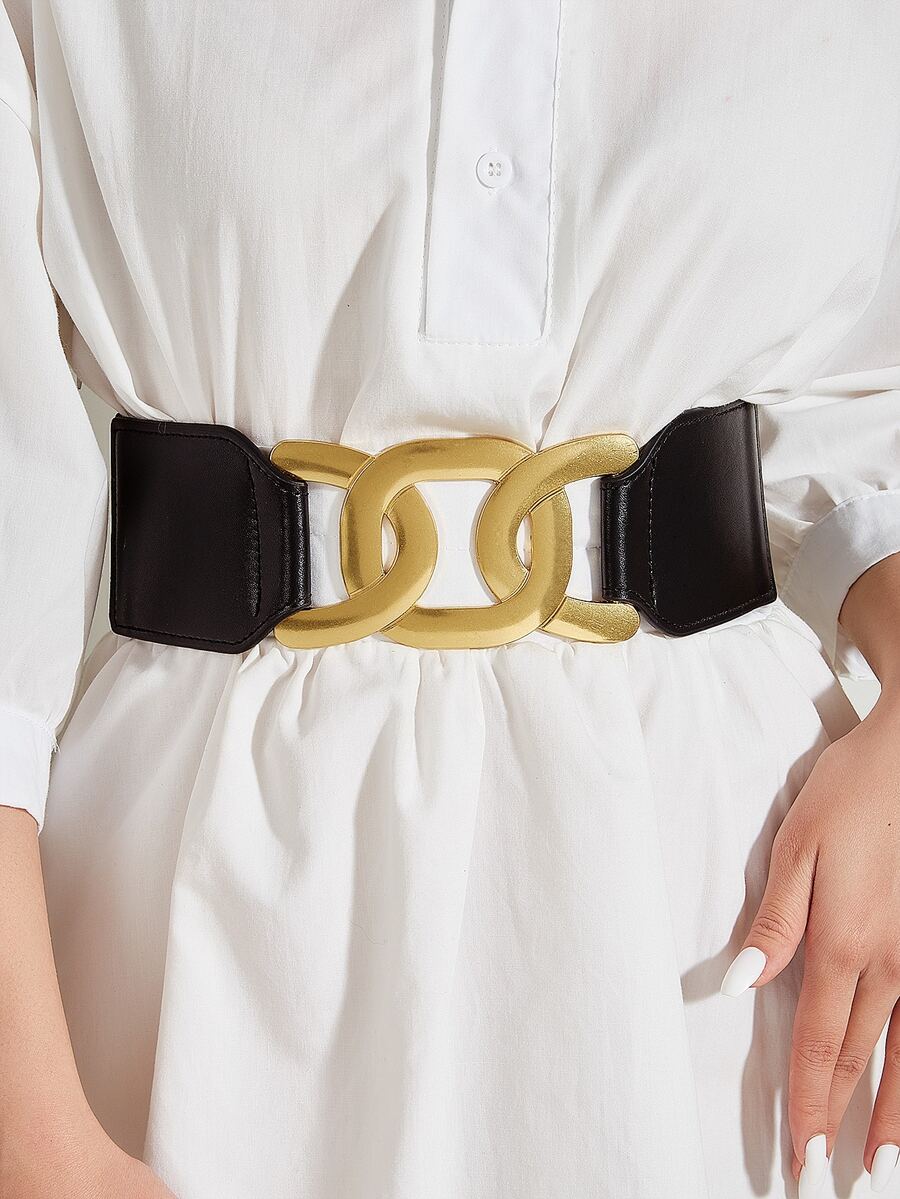 Snap Button Elastic Belt | SHEIN USA