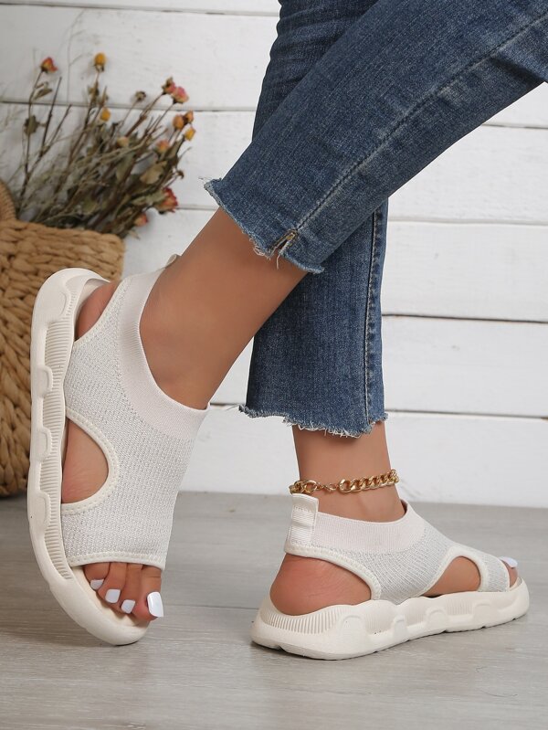 Women Cut Out Sport Sandals, Sporty Outdoor Fabric Sandals | SHEIN USA