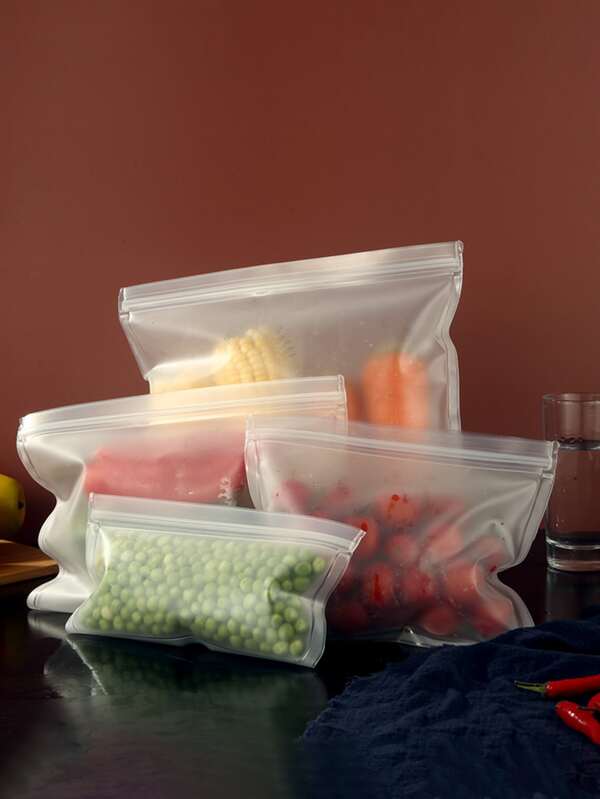 4pcs Clear Food Fresh Bag | SHEIN USA