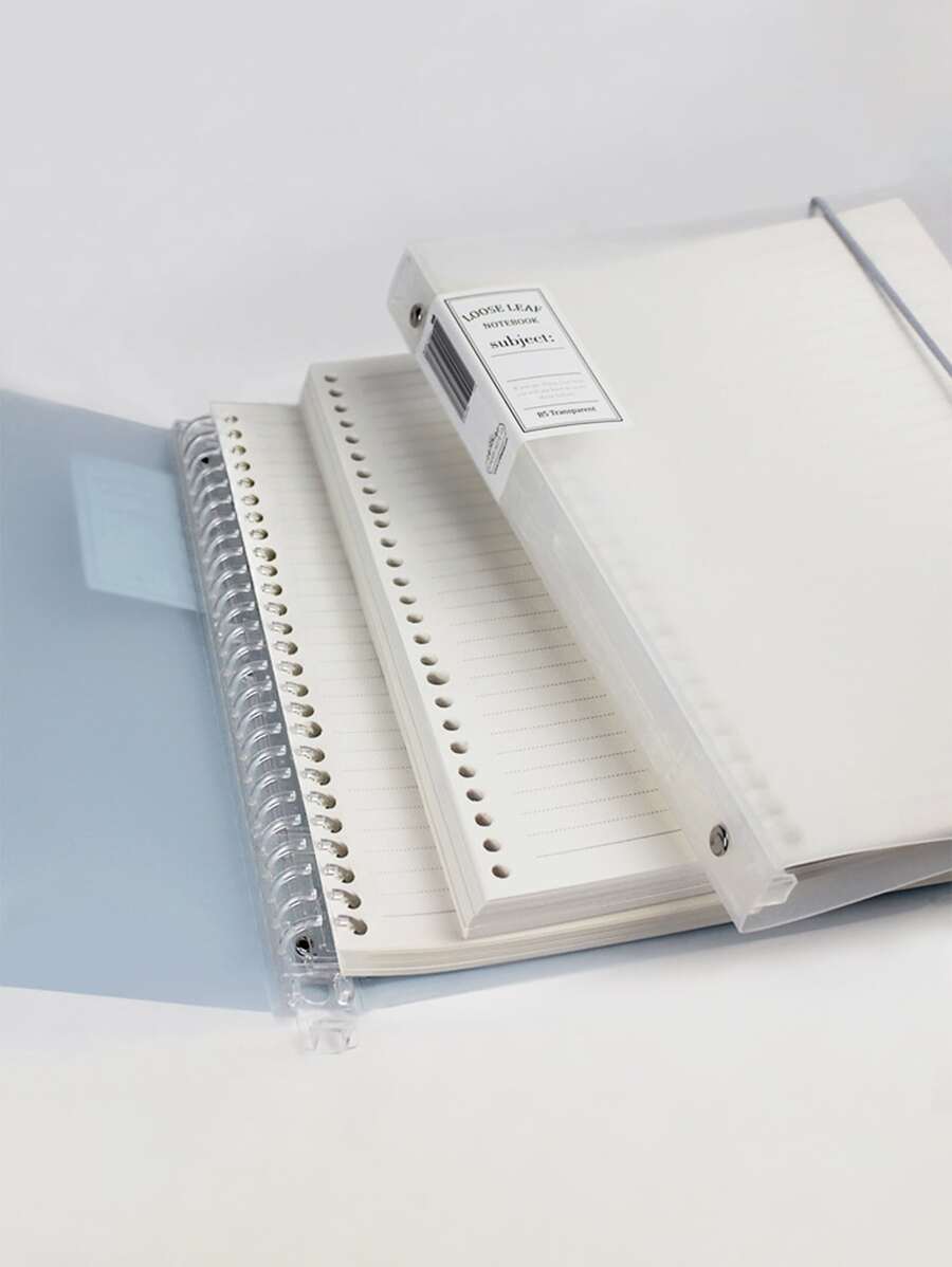 1pc Solid Loose-leaf File Folder | SHEIN USA