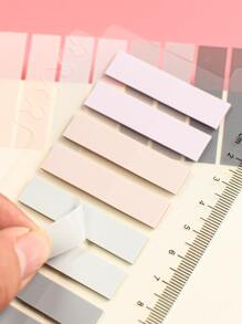 MOKA 200pcs Morandi Color Flipchart Classification Sticky Note Book ...