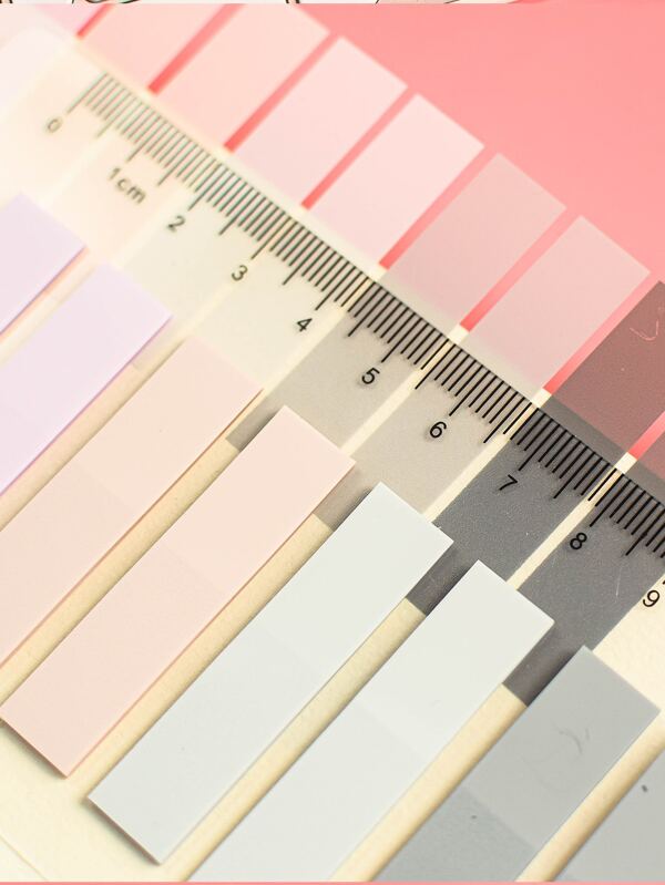 200pcs Morandi Color Flipchart Classification Sticky Note Book Label ...