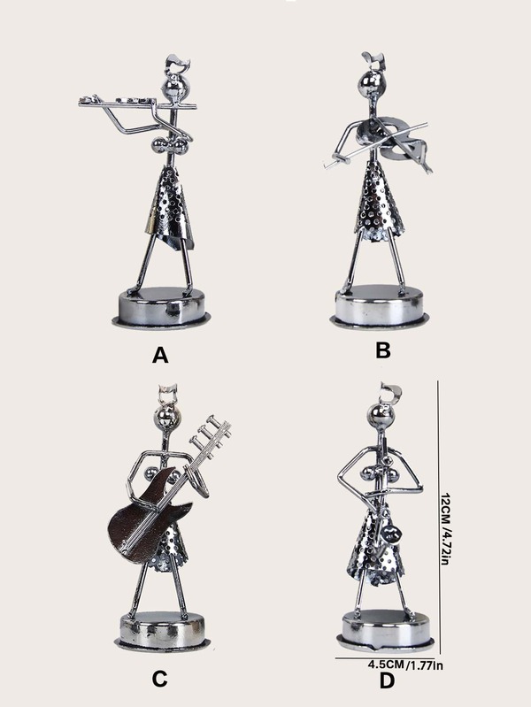 1pc Girl Shaped Decorative Object, Iron Art Decoration For Home Decor ...