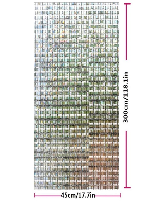 Mosaic Frosted Electrostatic Film Window Sticker | SHEIN USA