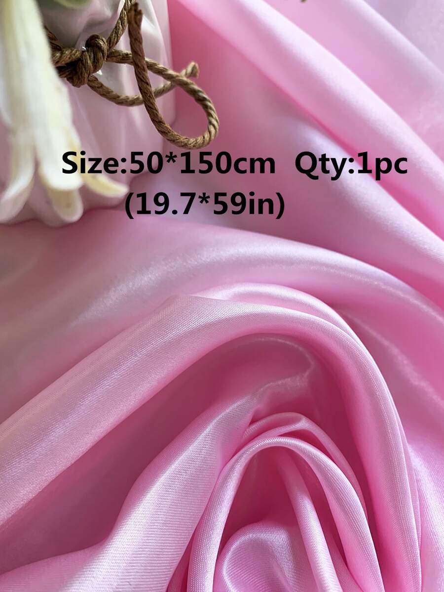 1pc Plain Satin DIY Sewing Fabric | SHEIN USA