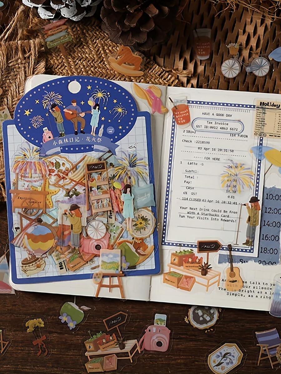 100pcs Mixed Pattern Sticker | SHEIN USA