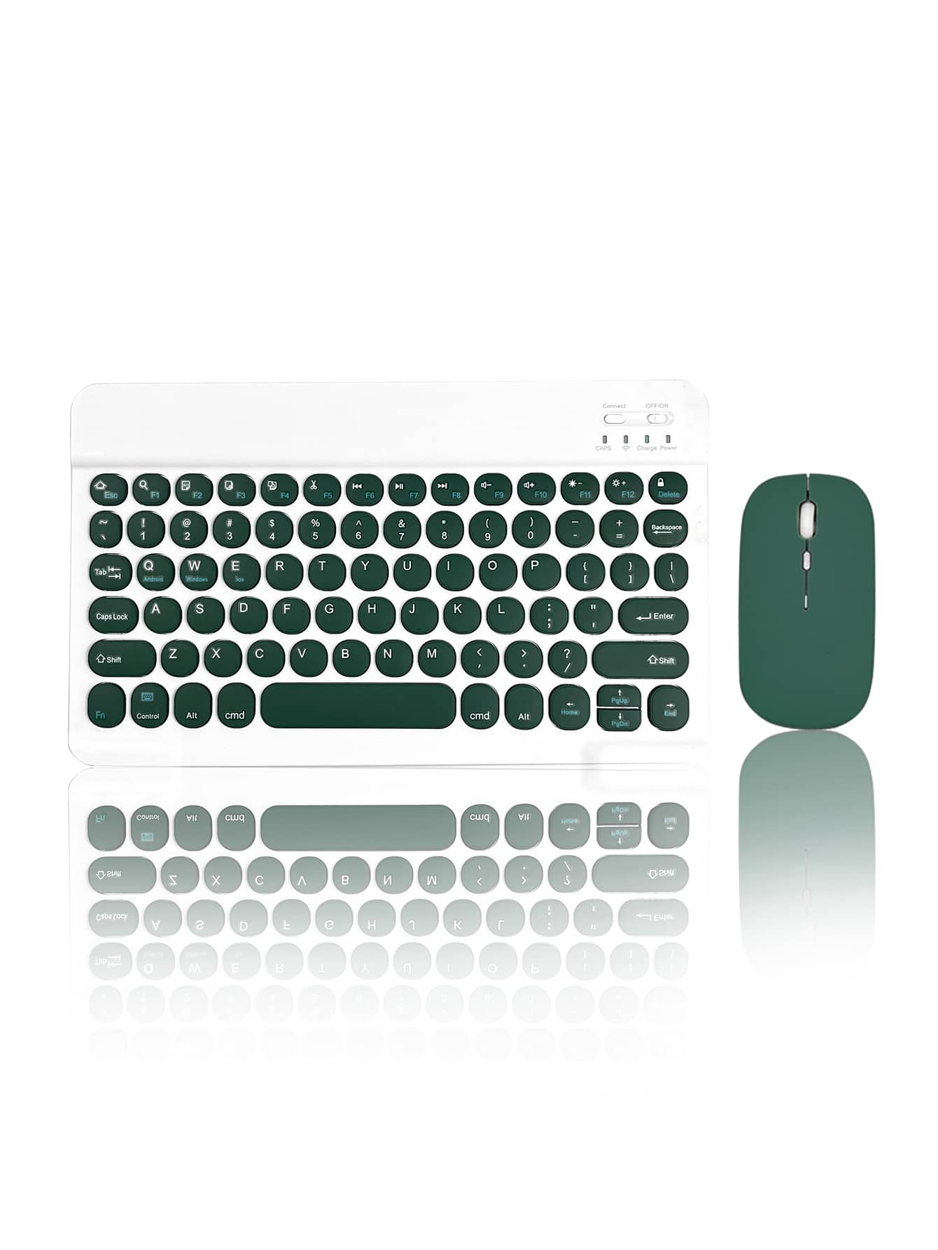 10-inch Wireless Round Keyboard And Connected Mouse Set | SHEIN USA