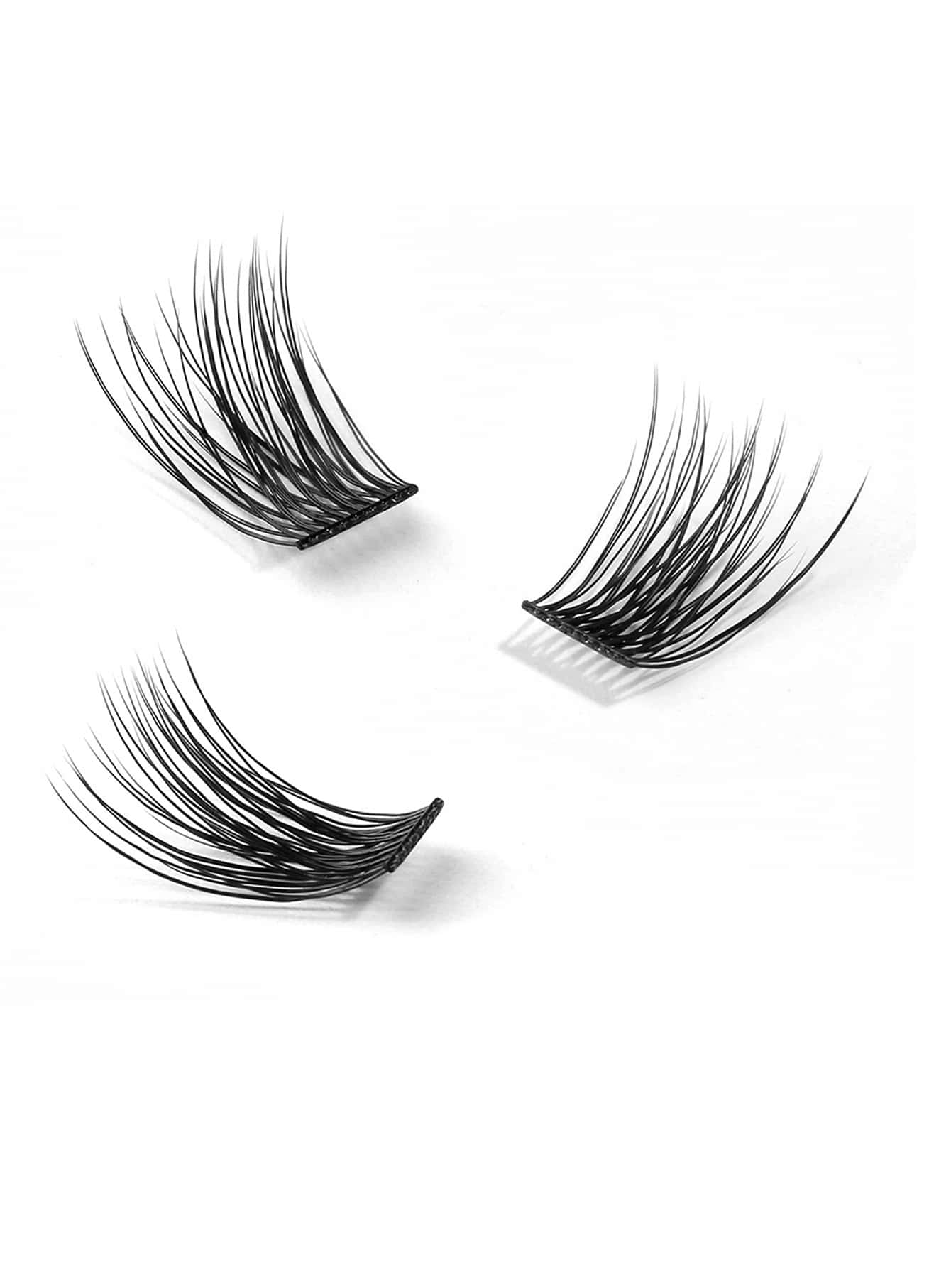 Segmented Eyelash Thick DIY Cluster Lashes Flame Lash Bunches Fake ...