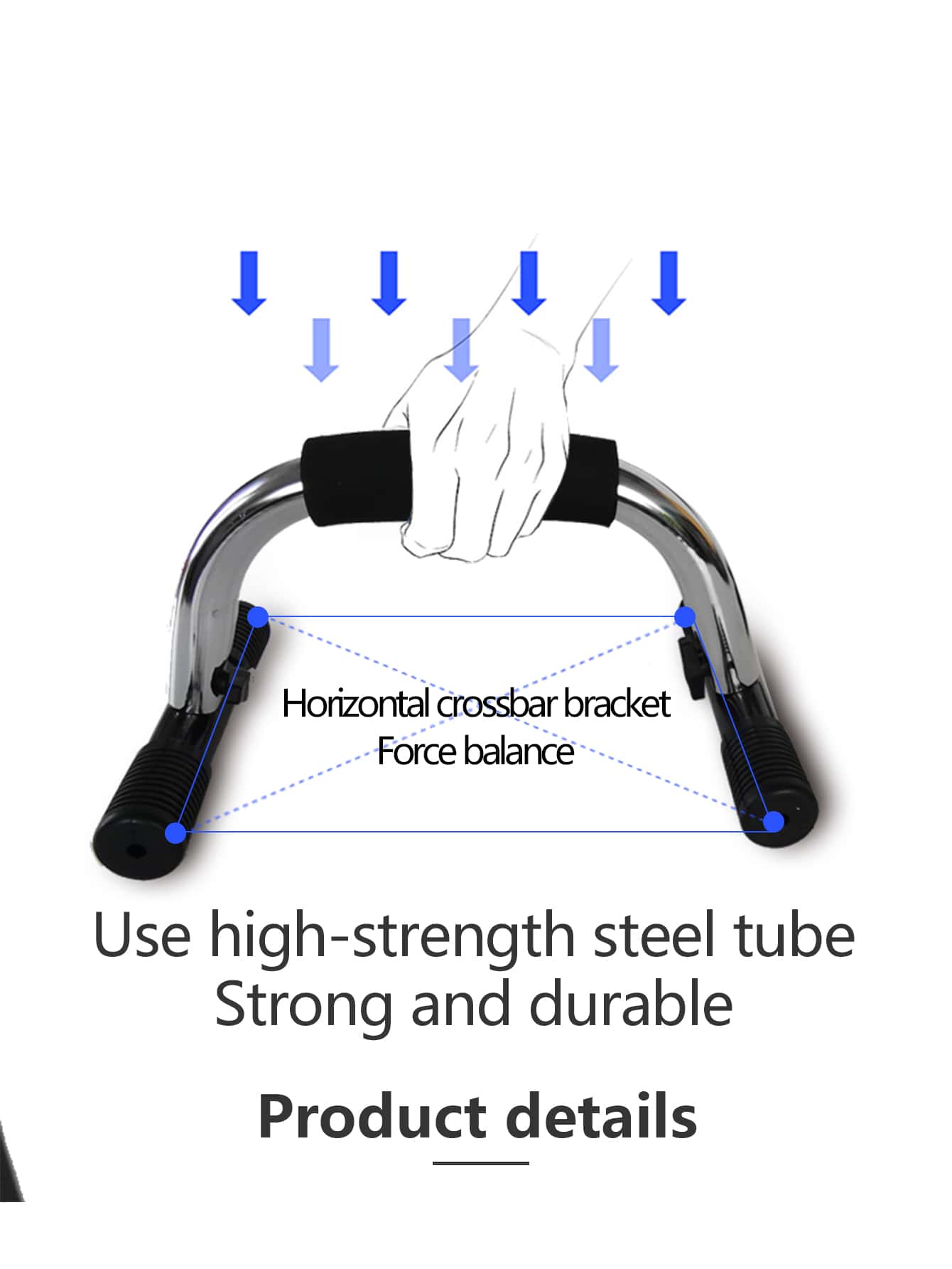 Push Up Bars Strength Training Push Up Handle Portable Calisthenics Bar ...