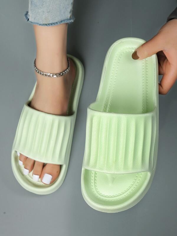 Women Single Band Slides, EVA Funky Slides | SHEIN UK