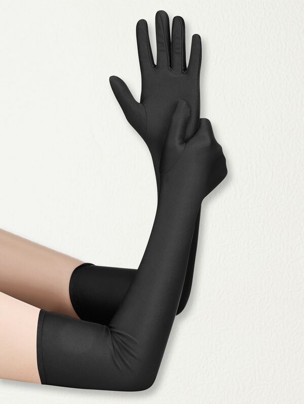 1pair Women's 1920s Vintage Long Gloves For Single Party, Halloween ...