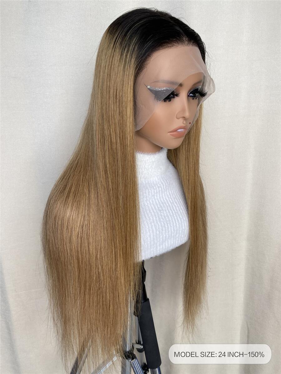 13*4 Lace Front Long Straight Human Hair Wig | SHEIN USA