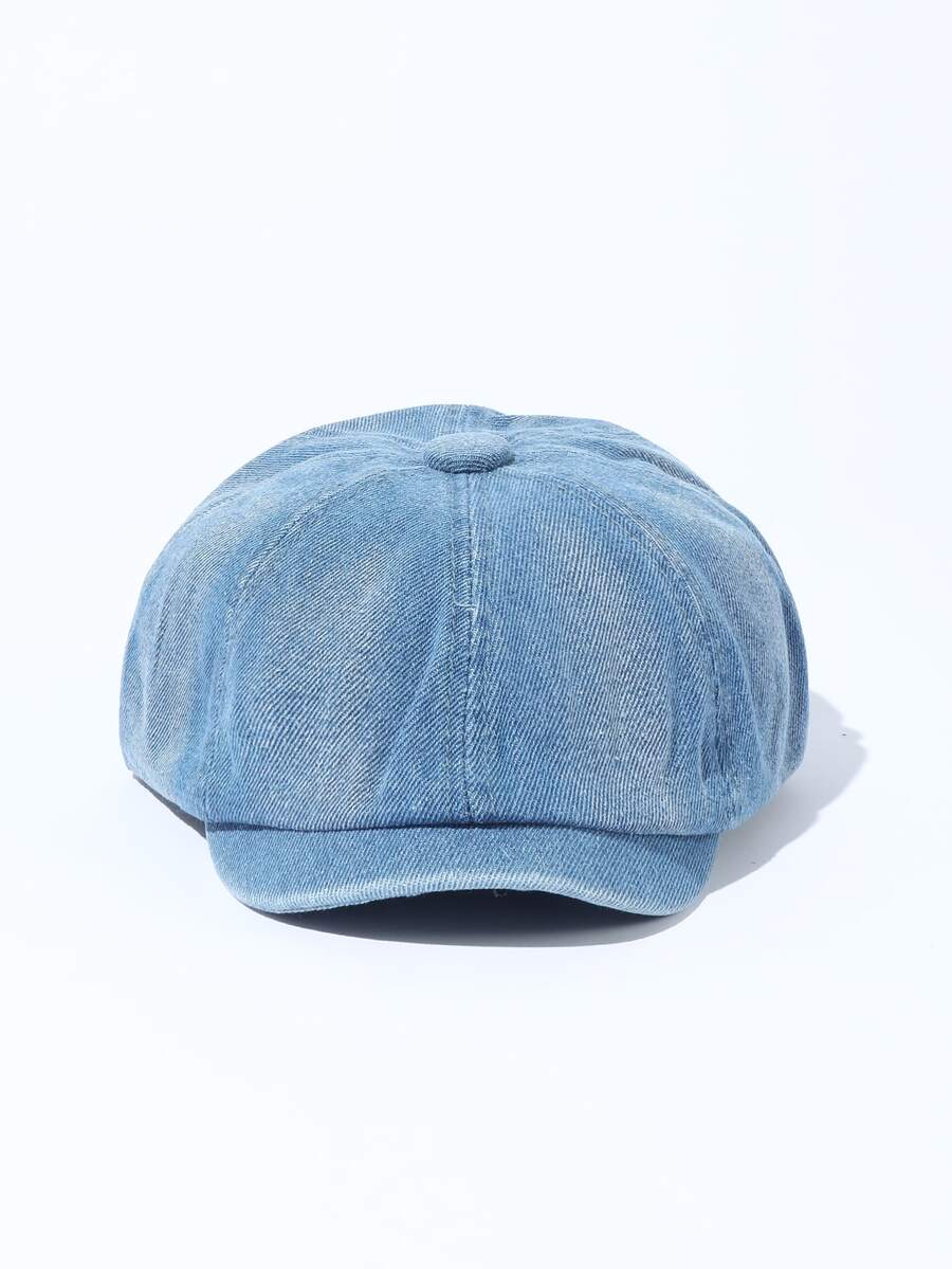 Men Solid Baker Boy Cap | SHEIN USA