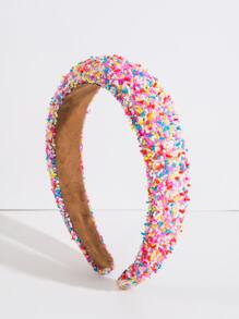 Random Color Block Colorful Fun Cute Y2K Headband | SHEIN USA