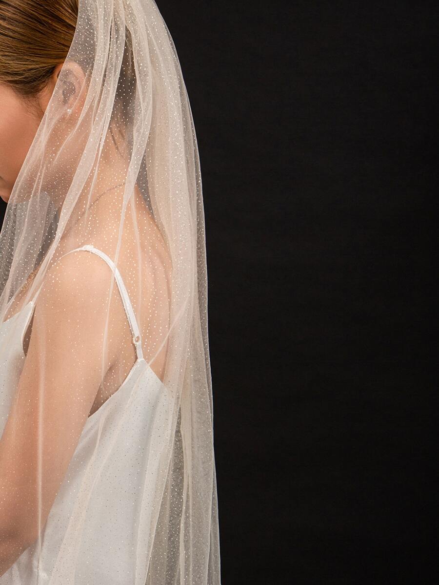 Glitter Detail Bridal Veil | SHEIN USA