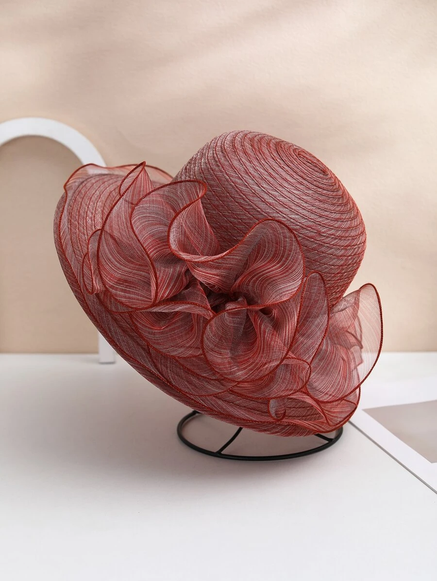 Stitch Detail Mesh Decor Hat | SHEIN USA