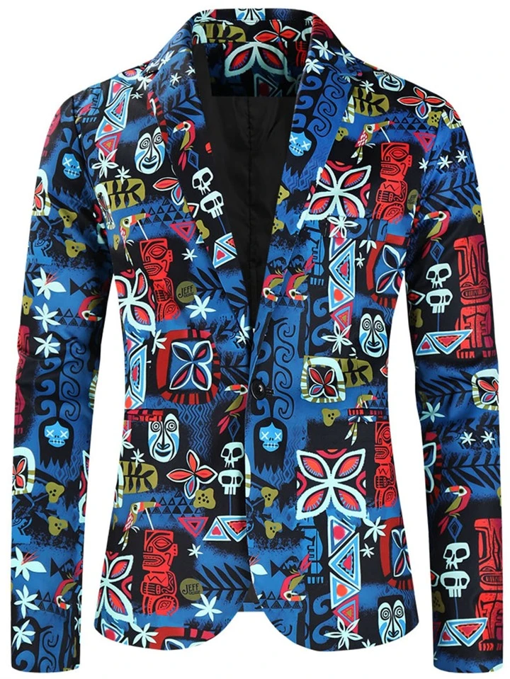 Casual Blazer Men Skulls