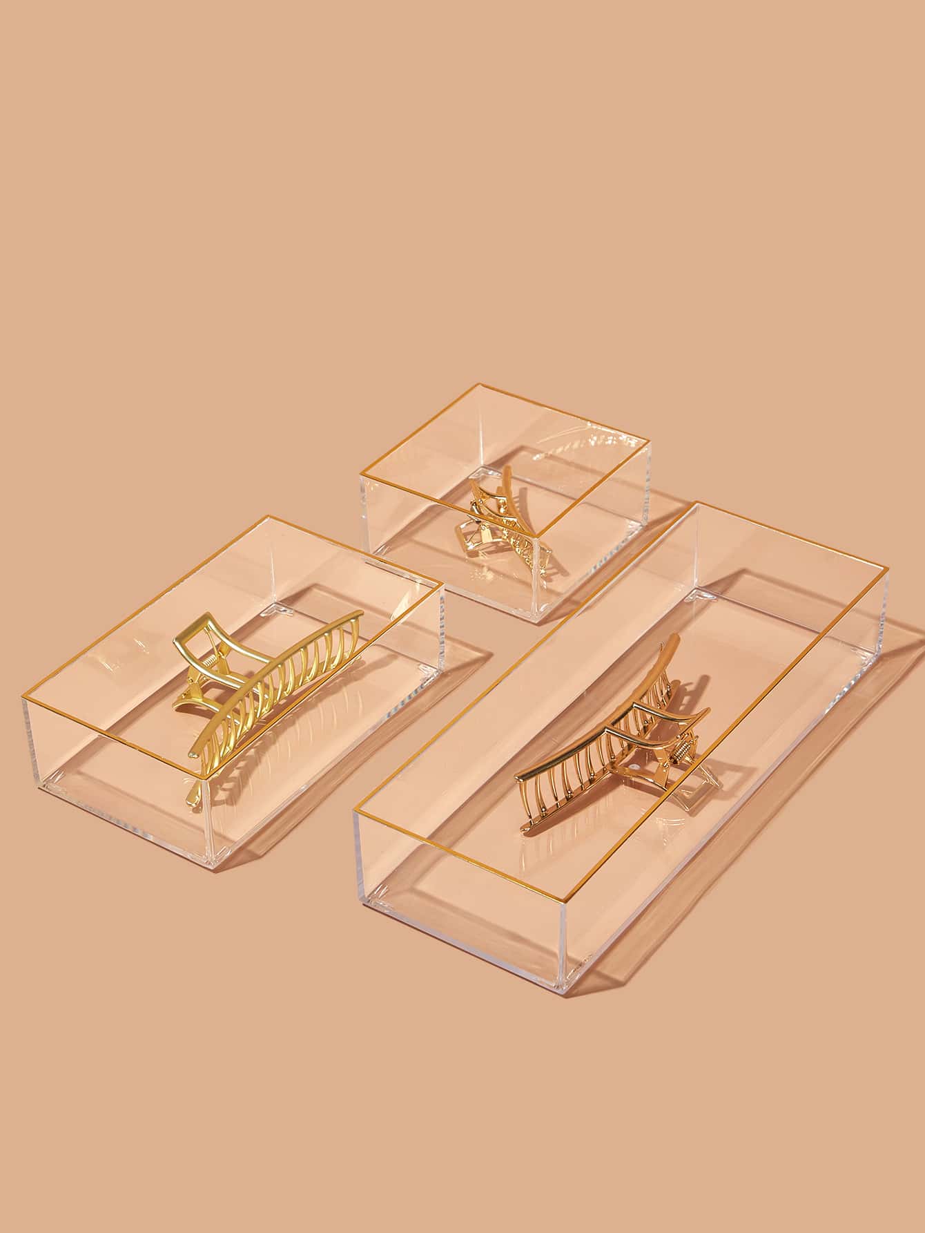 SHEIN Basic living 1pc Stackable Desk Drawer Organizer Tray Dividers ...