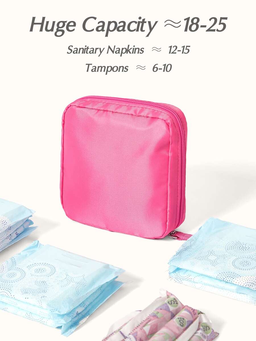 1pc Sanitary Pads Storage Bag Portable Pouch Large Capacity,Minimalist ...
